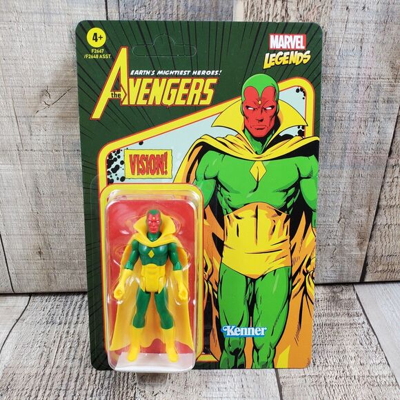 Hasbro | Toys | Kenner Marvel Legends Retro Card Avengers Vision 35 ...